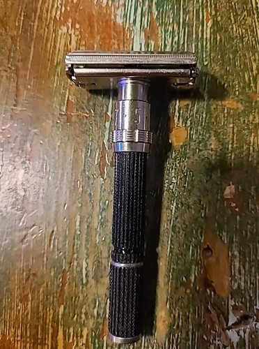 Gillette Black Beauty 84 Super Adjustable 1-9 DE TTO Safety Razor Dated ...