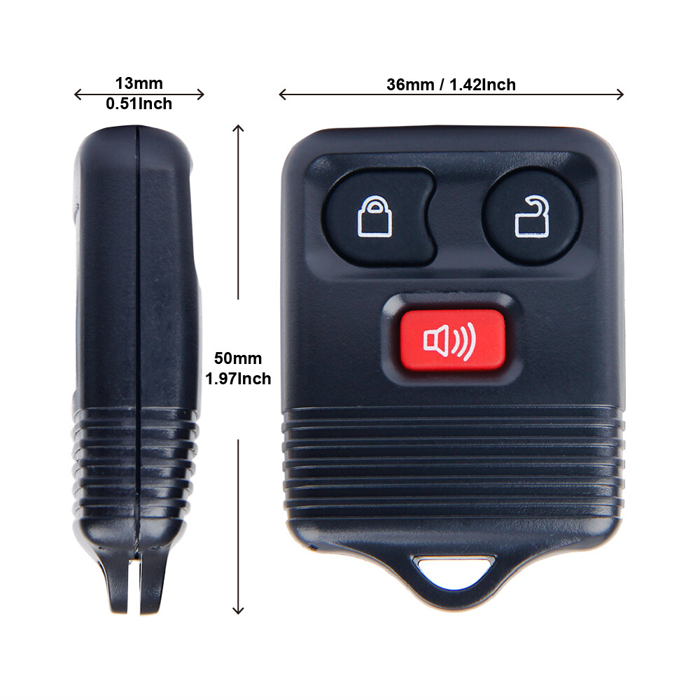 2PCS Keyless Entry Remote Control Car Key For Lincoln MKZ MKX Navigator ...