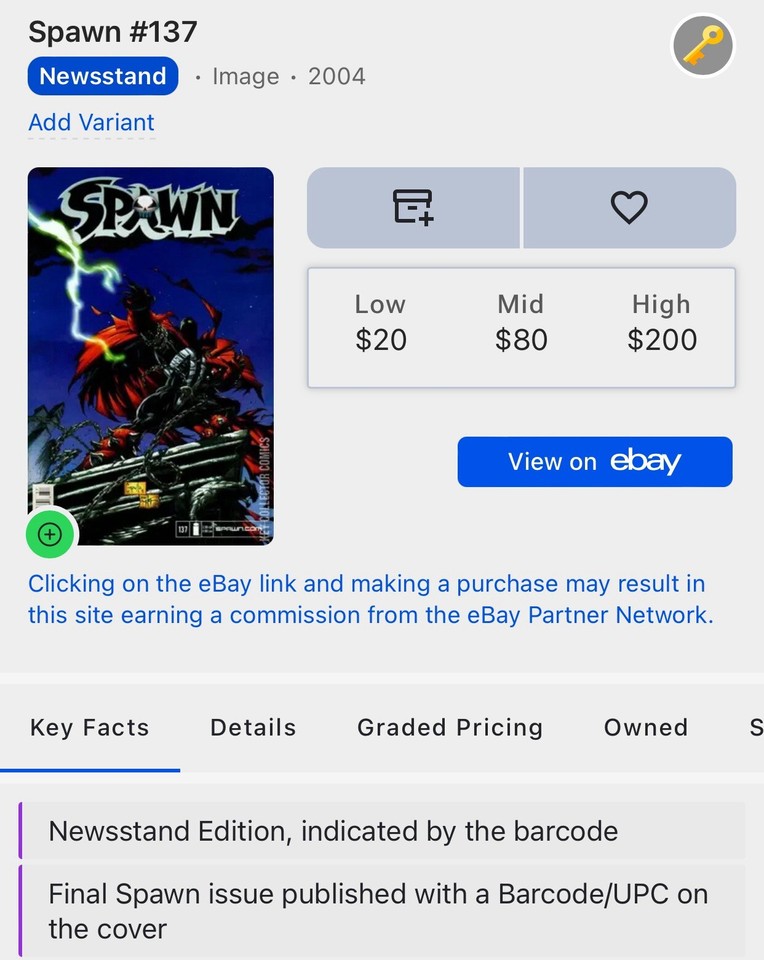 SPAWN #137 (2004) LOW PRINT Final Spawn Issue With UPC Variant NEWSSTAND Rare !! | eBay