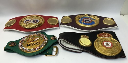 Set of 4 World Boxing Championship Replica Adult Title Belts IBF, WBC ...