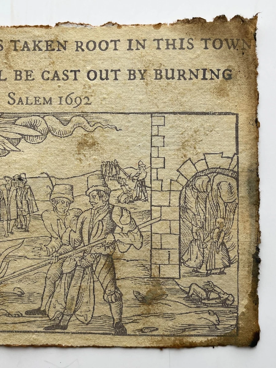 Salem Witch Burn Stake