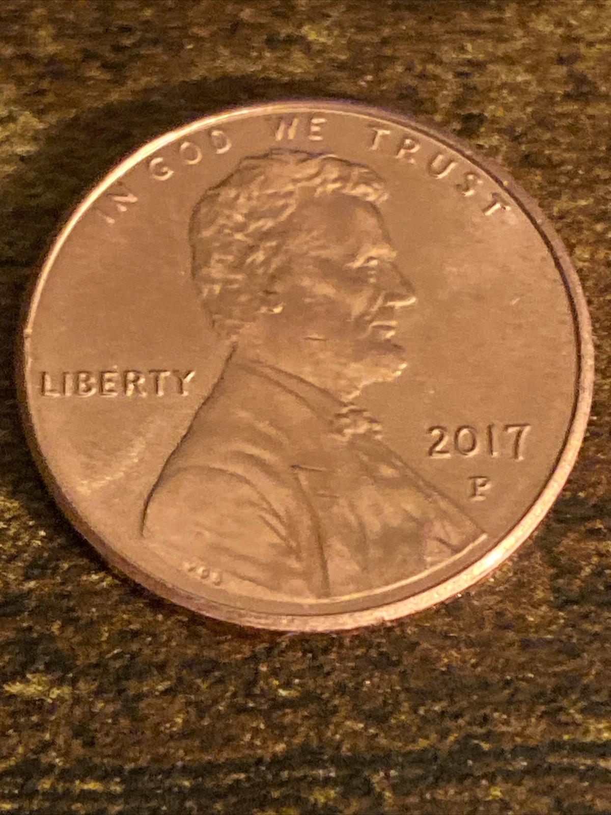 2017 P Lincoln Shield Cent Penny (Red) Actual Coin TK3208* | eBay