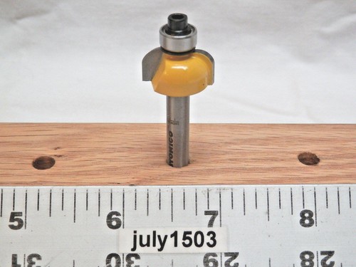 (1) NEW Yonico 3/16" Radius Cove Carbide Tipped Router Bit 1/4" Shank ...