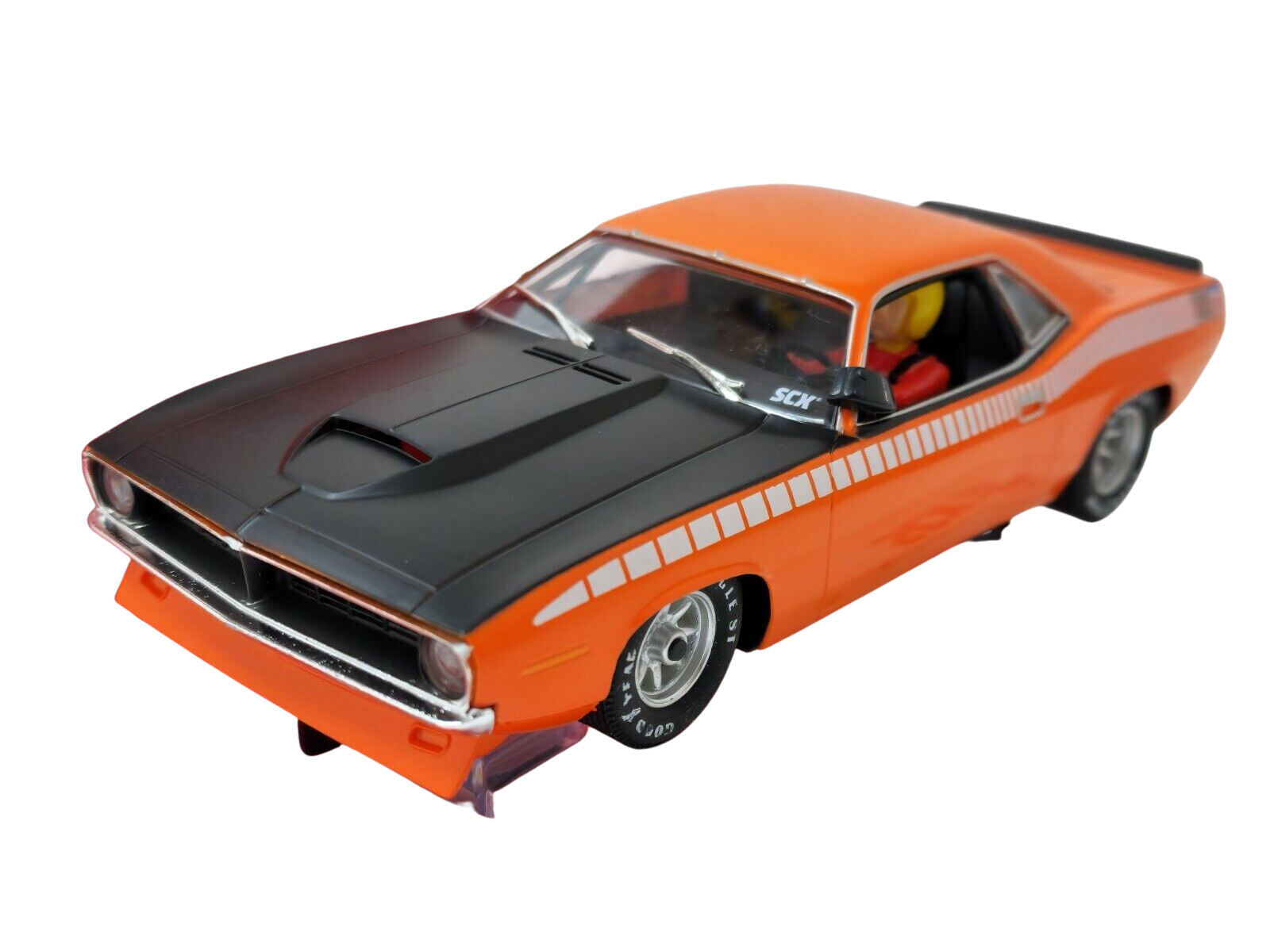 SCX Plymouth 1970 Trans Am AAR Cuda Slot Car - Orange (U10449X300) for ...