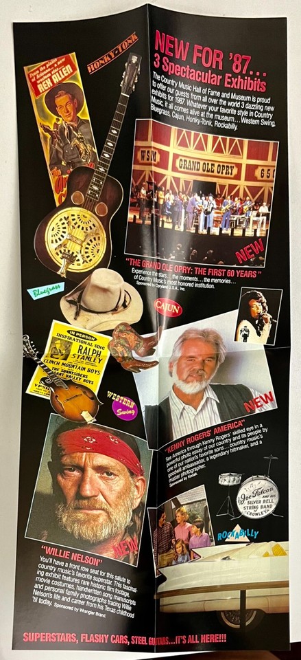 1987 Superstars Flashy Cars Country Music Fame Hall Nashville TN Travel ...