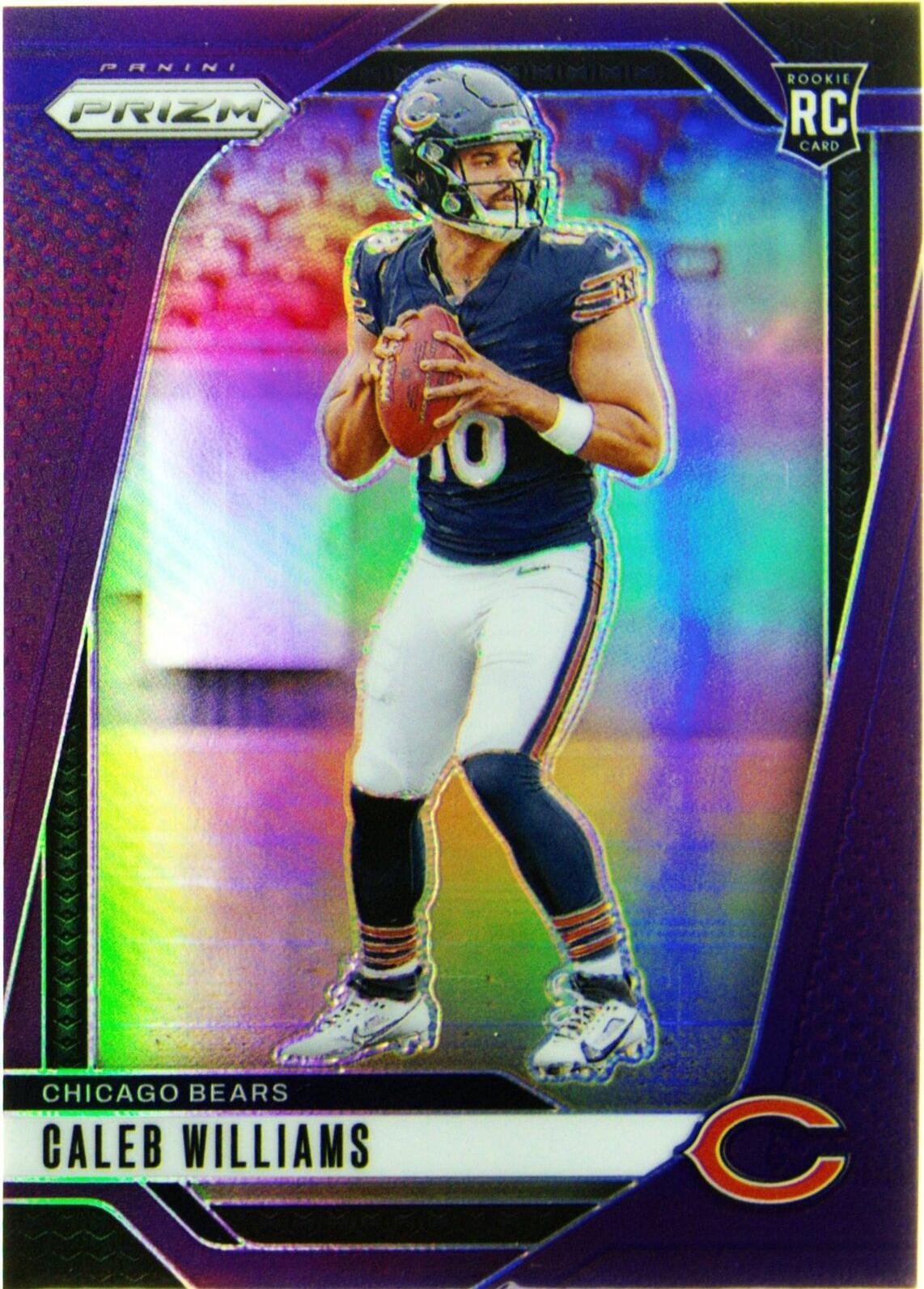 2024 Panini Prizm - Rookies Caleb Williams #301 Purple Prizm /125 (RC ...