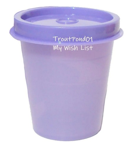 TUPPERWARE Midget Mini Bowl Small 2 oz (1) Condiment Cup Lilac Purple ...