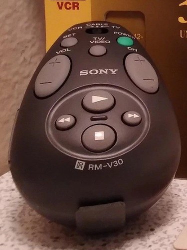 Sony RM-V30 Universal Remote Control Which Controls TV Cable VCR ...