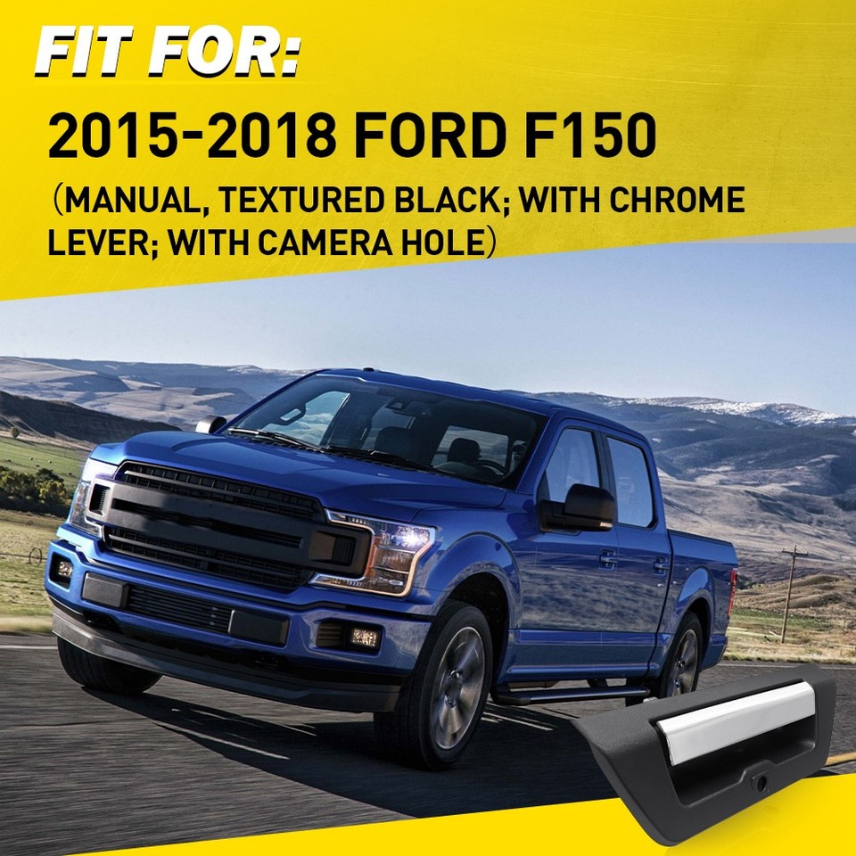 Tailgate Handle & Bezel w/ Camera Hole Fit For 2015-2018 Ford F150 ...