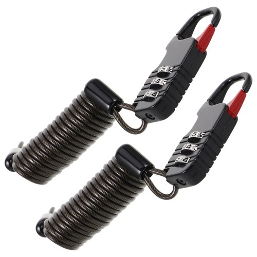 2 Pcs Anti-theft Code Lock Bicycle Security Bike Cable Combination | eBay