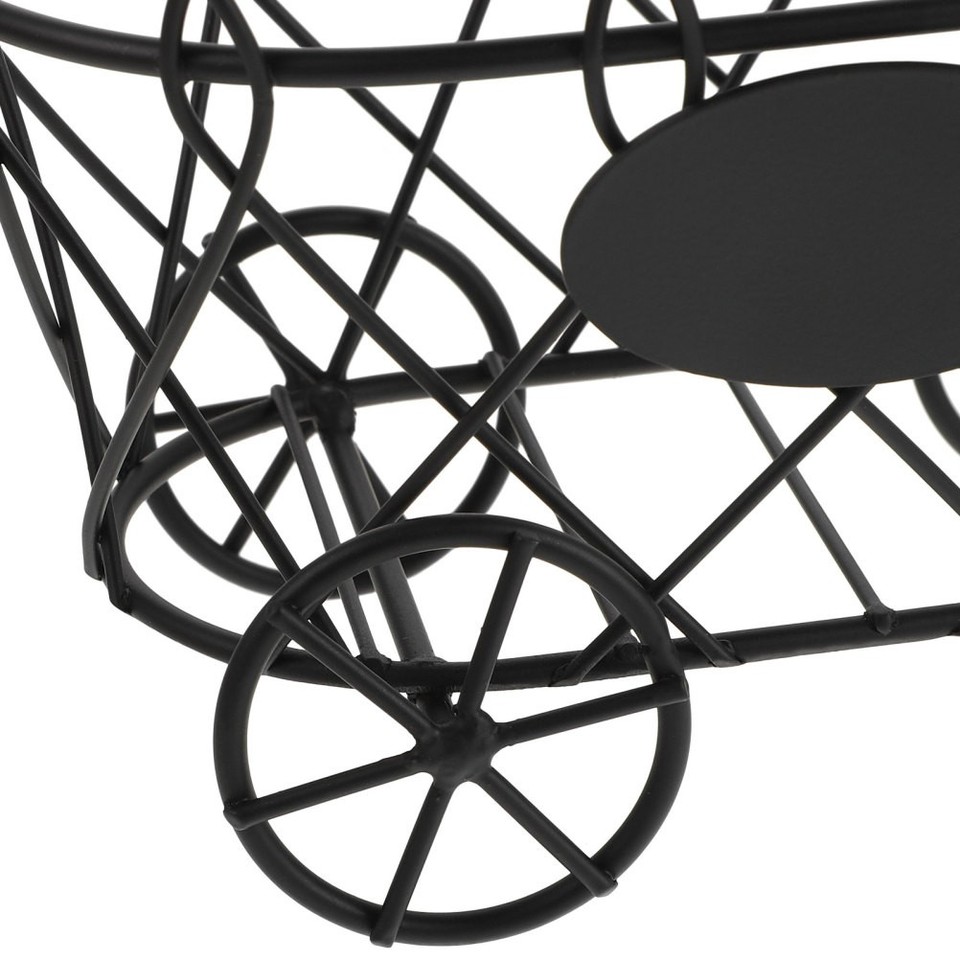 French Fries Stand Basket: Cart Shape French Fries Container For Fast ...