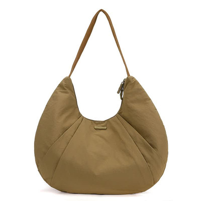 Earthy Yellow Waterproof Nylon Lightweight Tote Shoulder Bag Stylish ...