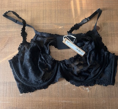 SKIMS women's Stretch Lace Intimates Underwire Scoop bra 42B BA-SCP ...