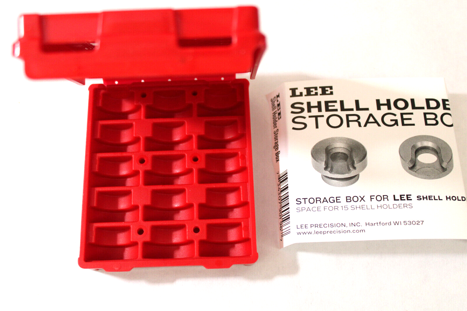 Lee 90196 Shell Holder Storage Case Holds 15 Shell Holders (Ships ...