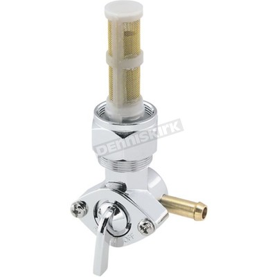 Bikers Choice 90° Right Angle Late Style Fuel Petcock w/Mesh Filter - V ...