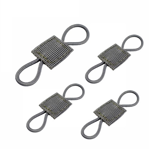 4PCS Tactical Binding Retainer MOLLE Elastic Ribbon Buckle For PTT ...