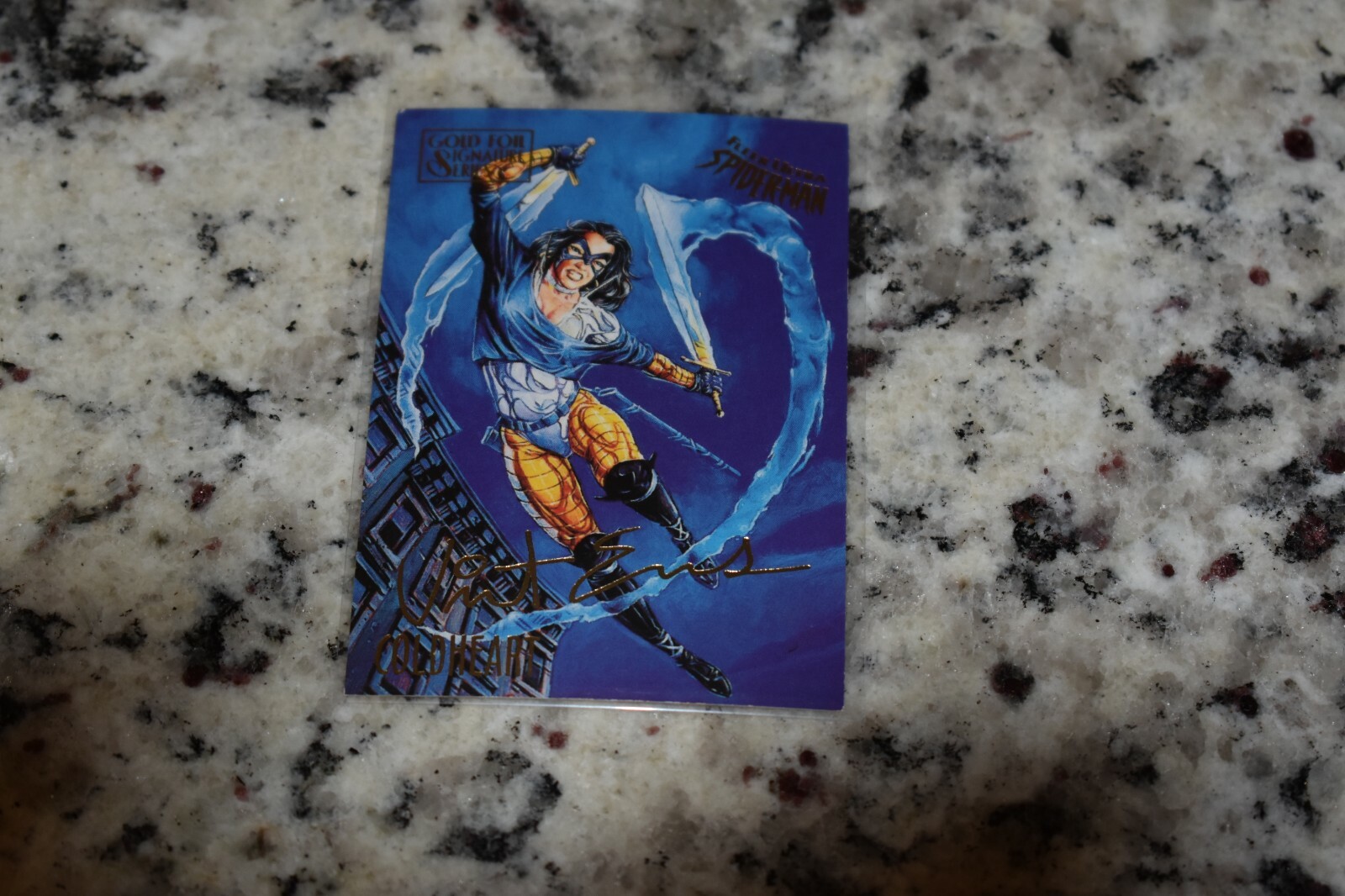 1995 Marvel Golden Signature Series Spider-Man #17 Coldheart | eBay