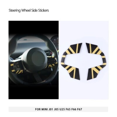Steering Wheel Side Stickers For Mini U25 J01 J05 F65 F66 F67 24-25 ...