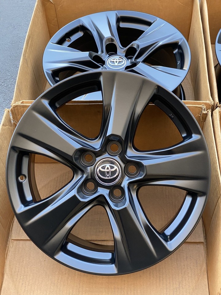 17" Toyota RAV4 Factory Satin Black 2024 OEM Wheels Rims Set 4 75240 ...