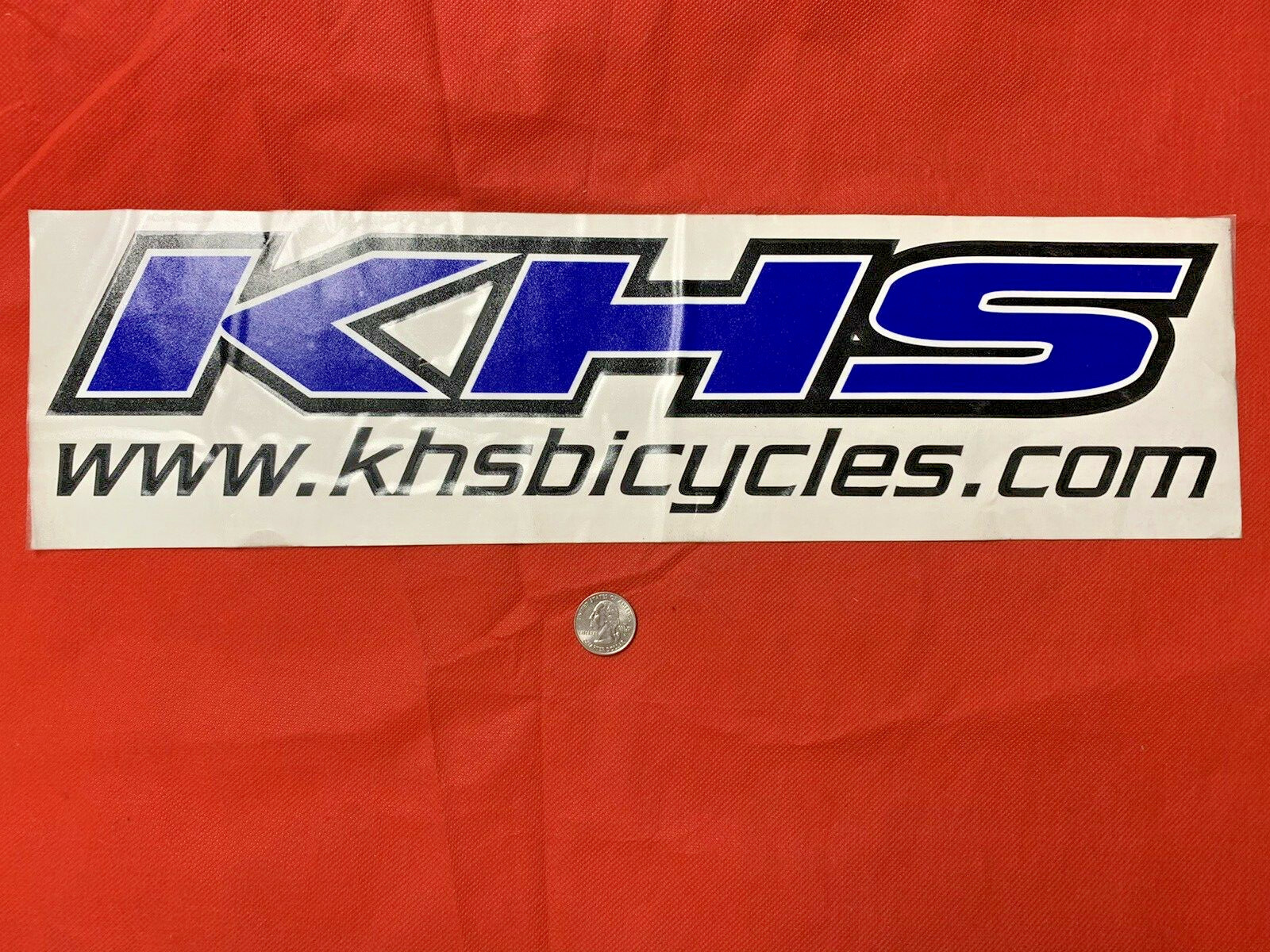 KHS Bicycles Die Cut Sticker Decal 17.5"X4.0" | eBay