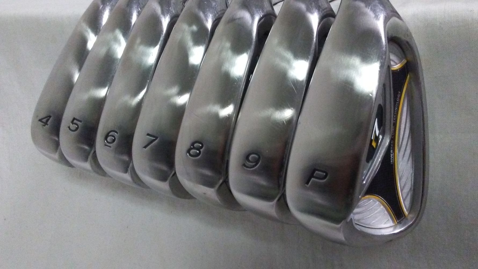 Taylor Made R7 Iron Set 4-PW (Steel T-Step 90 STIFF, LEFT) Golf Clubs ...