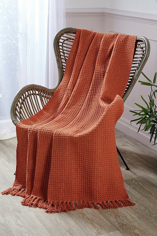 LARGE 100% Cotton Woven Sofa / Bed Throw 6 Sizes + Giant Jumbo Size | eBay