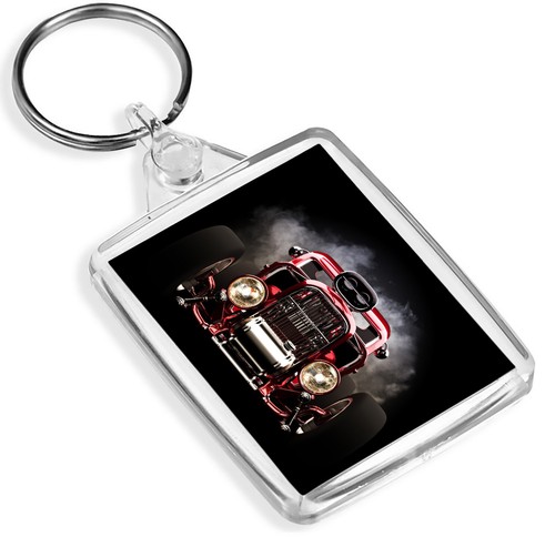 Hot Rod Front View Keyring - IP02 - Classic Vehicle Gran Cool Gift ...