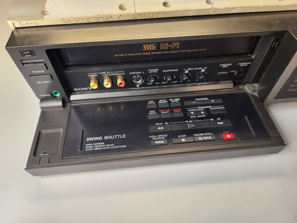 Sony SLV-676UC Video Cassette Recorder 1990 Japan *see Description * | eBay