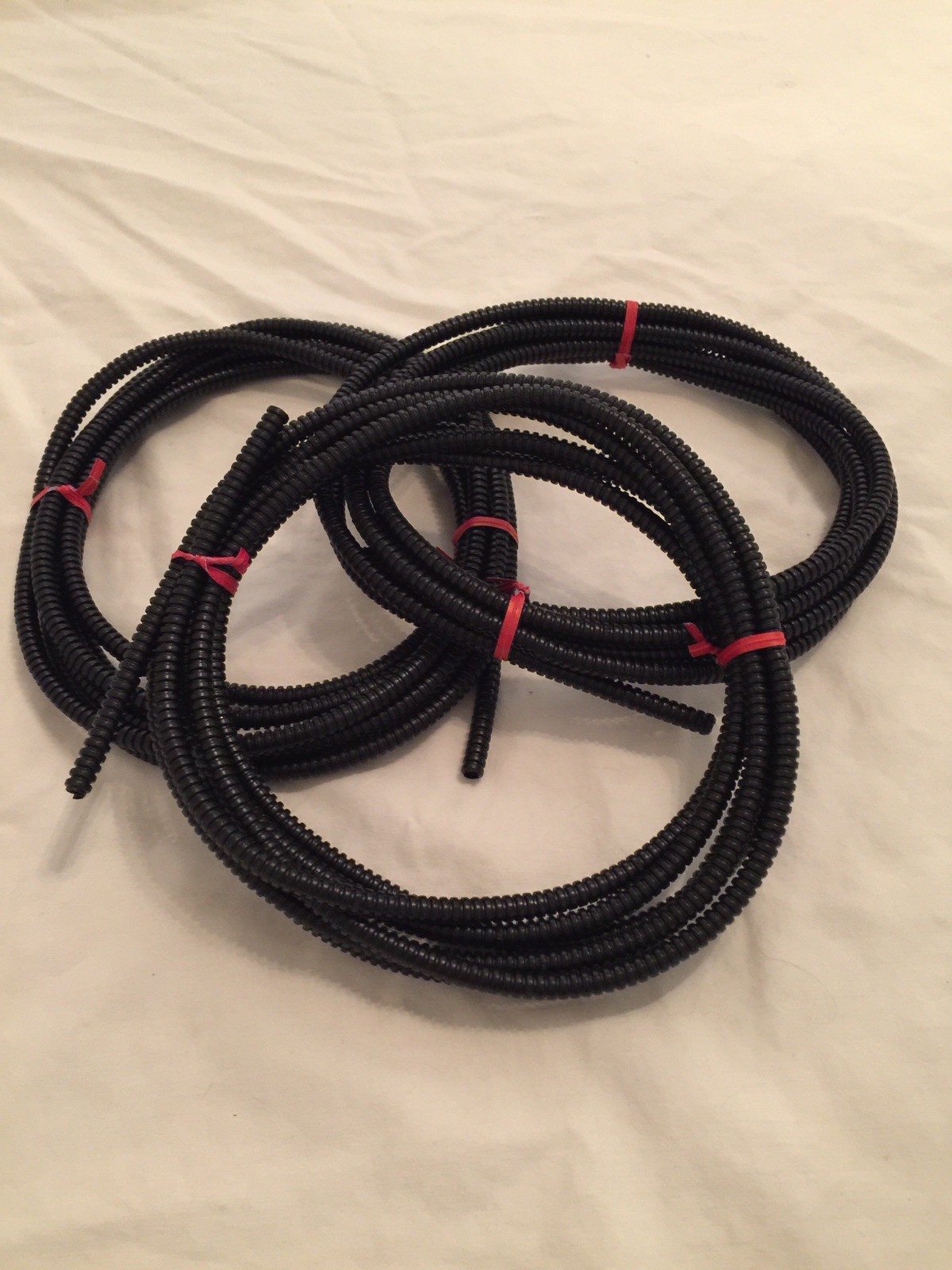 3 Black 1/8" Split Wire Looms Standard Polyethylene 30ft | eBay