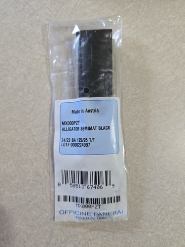 PANERAI BLACK ALIGATOR BAND. 24/22 ORIGINAL PACKAGING. BRAND NEW!!! | eBay