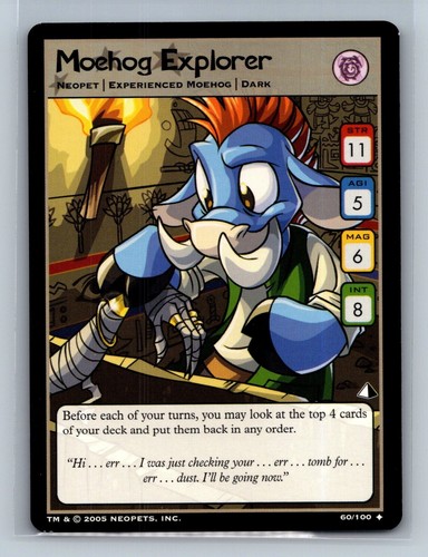 Neopets TCG - Moehog Explorer 60/100 - Lost Desert | eBay