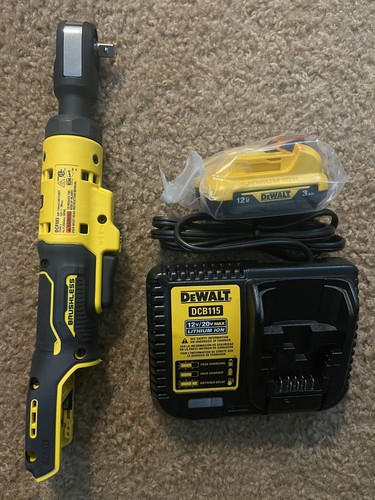 DeWalt DCF503 12 V Cordless Brushless Ratchet With Charger And Battery ...