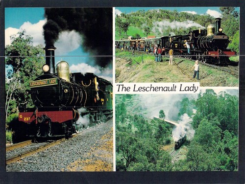E8267 Australia WA Bunbury Leschenault Lady Steam Train postcard | eBay ...