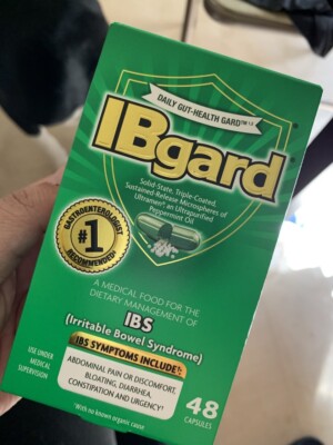 IBgard Irritable Bowel Syndrome 48ct Capsules Abdominal Comfort ...