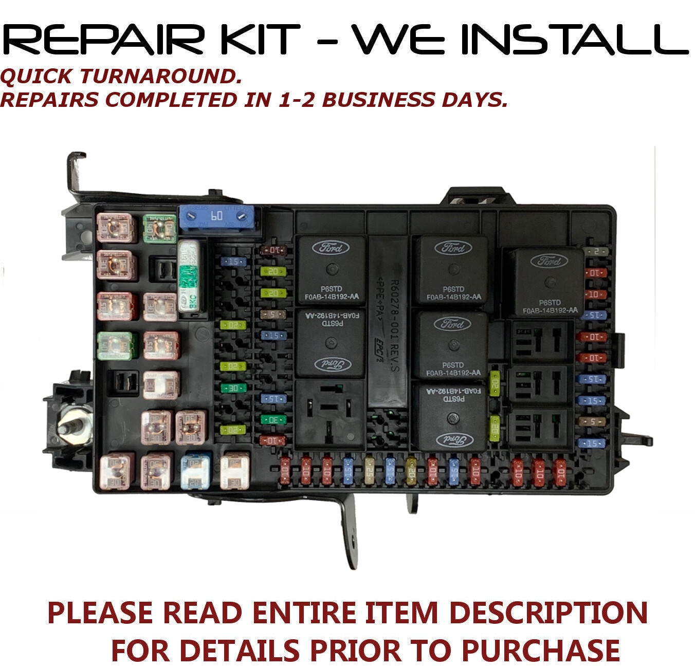 REPAIR KIT 2002-2007 Ford Excursion Fuse Box-WE INSTALL | eBay