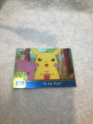 Pokemon Topps TV Animation OR5 Orange Islands Pikachu In The Pink Holo ...