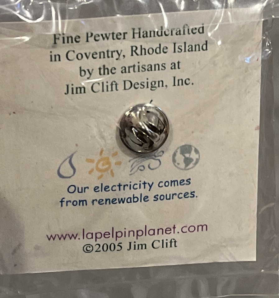 E=MC2 Lapel Pin 2005 Pewter Jim Clift Design Coventry Rhode Island ...