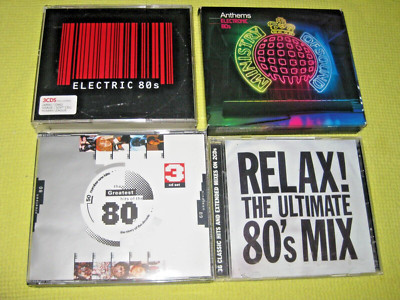 Electric 80s, Anthems Electronic 80s & Relax Ultimate 80s Mix 4 Albums ...