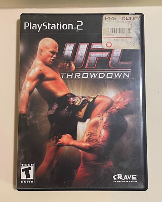 UFC Throwdown (Sony PlayStation 2 PS2 2002 MMA) Complete w/ Manual CIB ...