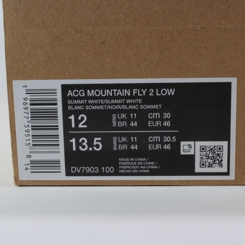 Nike ACG Mountain Fly 2 Low 'White Orange' DV7903-100 Men's Size 12 ...