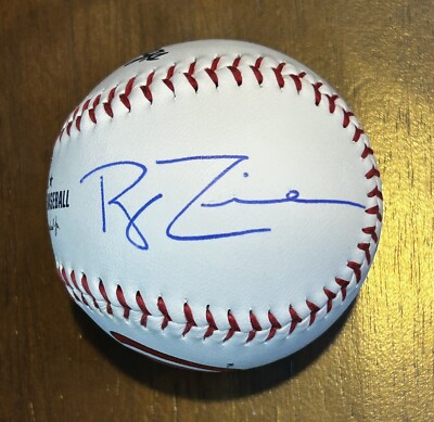 Ryan Zimmerman Signed Official MLB Baseball Washington Nationals | eBay