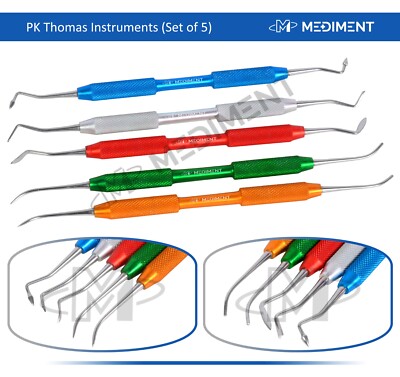 Dental PK Thomas Set Of 5 Dental Wax Instruments Light Weight Dental ...