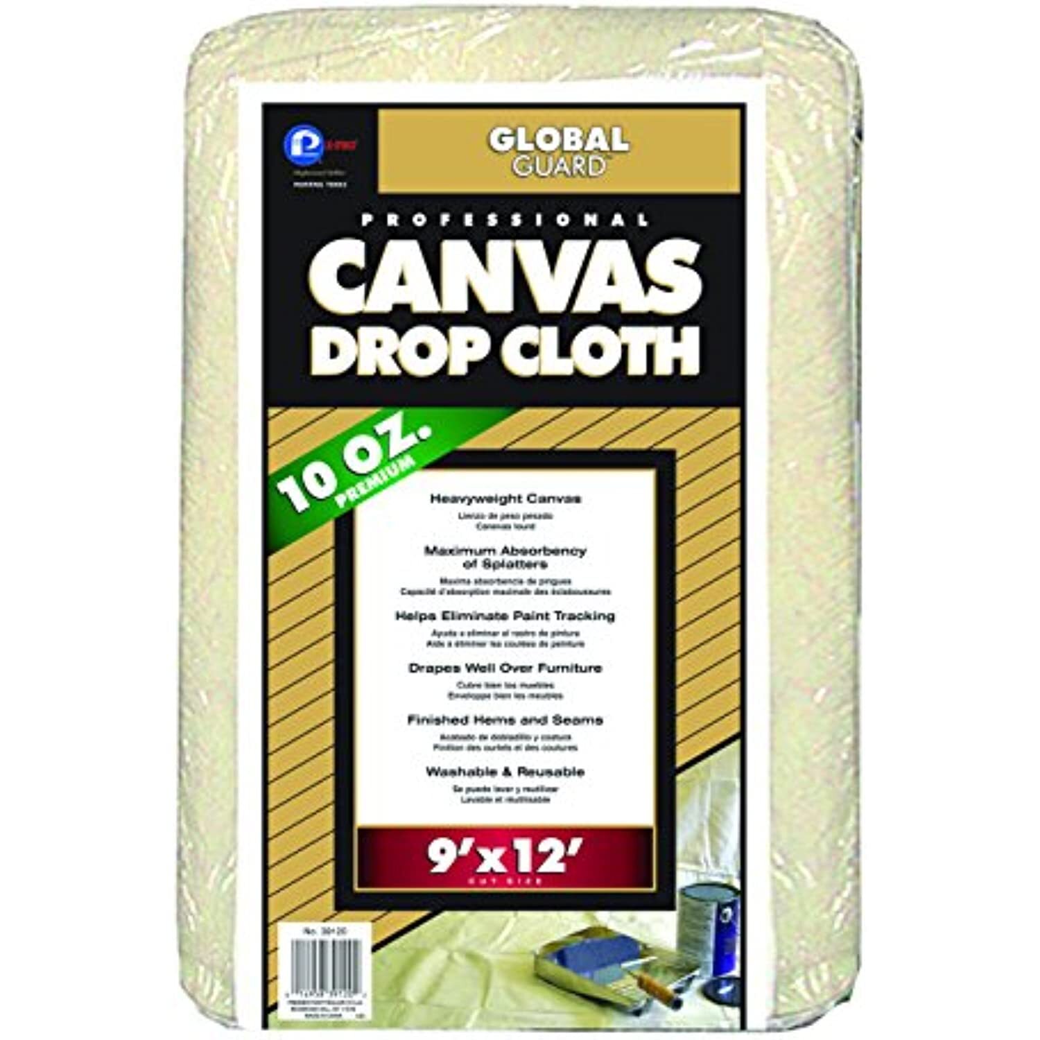 Premier 9' x 12' Premium Canvas Drop Cloth 10 oz, 39120 | eBay