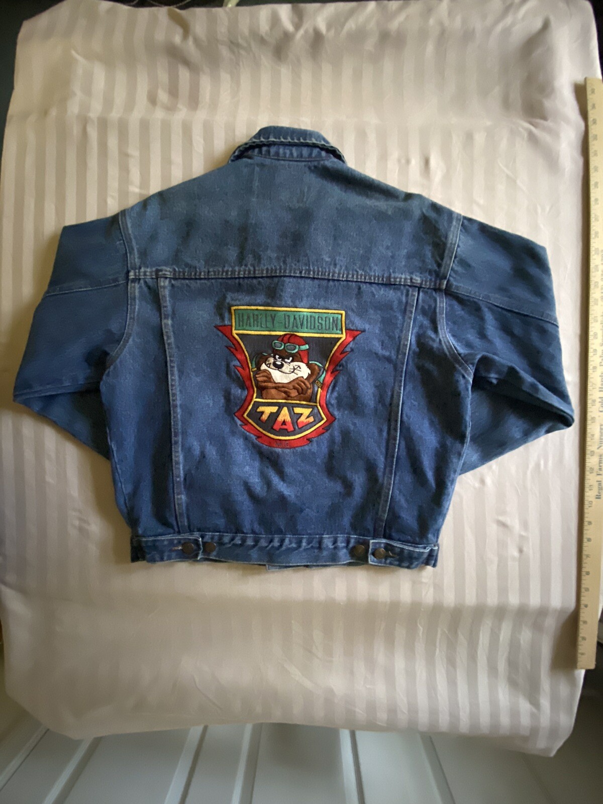 Denim Harley Davidson TAZ Jacket Size Adult Med - Gem