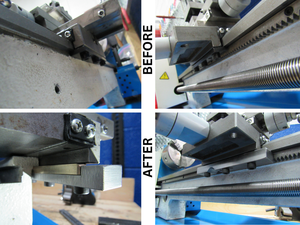 Mini Metal Lathe Heavy Duty STEEL + BRASS Insert GIB KIT! 7x10 7x12 ...