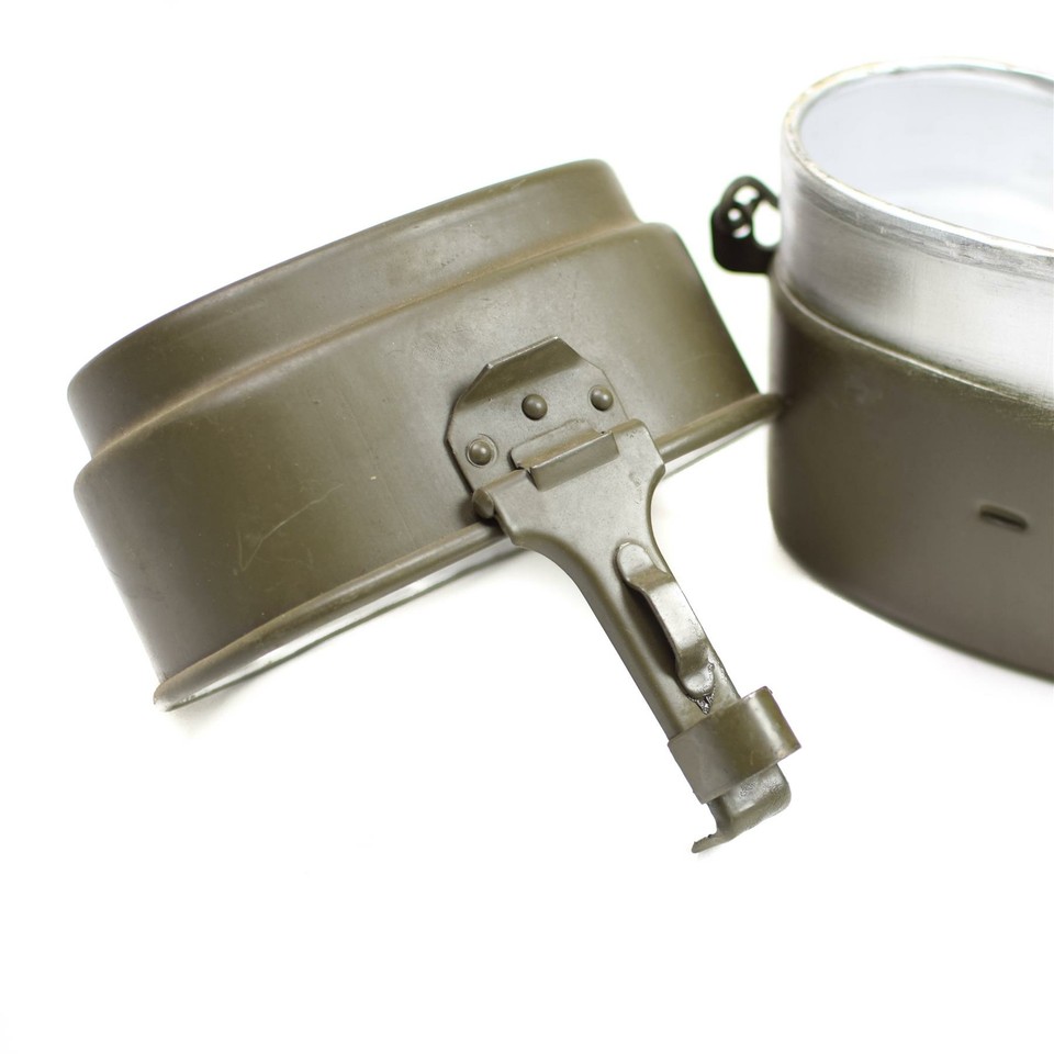 Original Polish Army mess kit Aluminum military bowler pot Army 2 parts ...