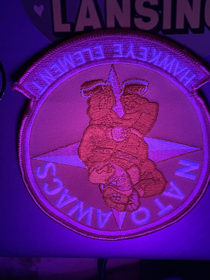 1970s/1980s? US NAVY PATCH-NATO AWACS-HAWKEYE ELEMENT-ORIGINAL USN ...