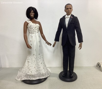 Former President Obama And Michelle Obama Dolls. | eBay
