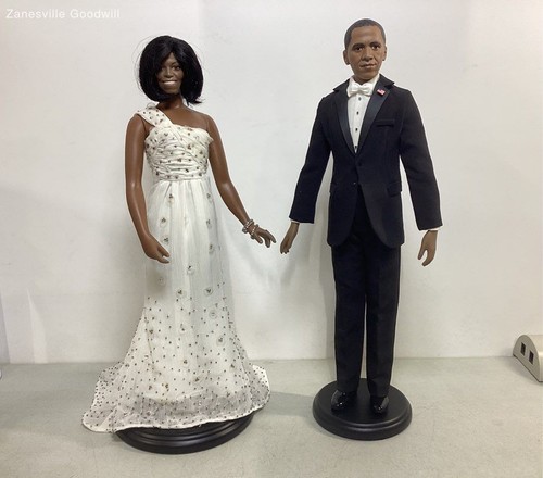 Former President Obama And Michelle Obama Dolls. | eBay