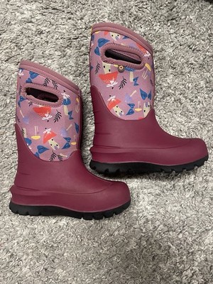 BOGS NEO CLASSIC MUSHROOM PURPLE PINK Snow Ski Boots Neoprene | eBay